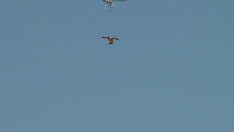 superARTIS during a payload drop