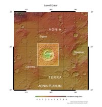 DLR - Lowell Crater on Mars