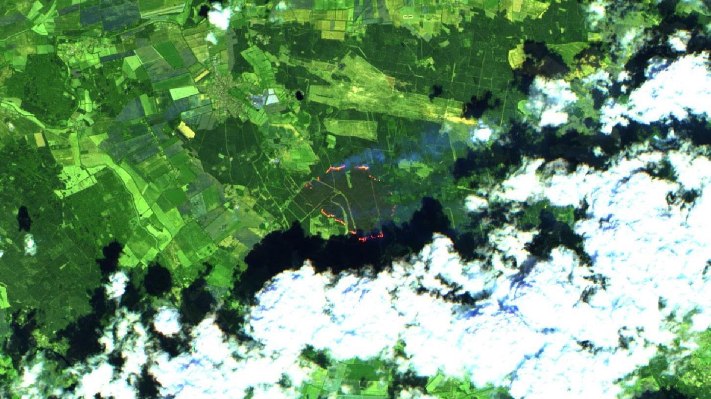 DLR - Sentinel-2 false colour image