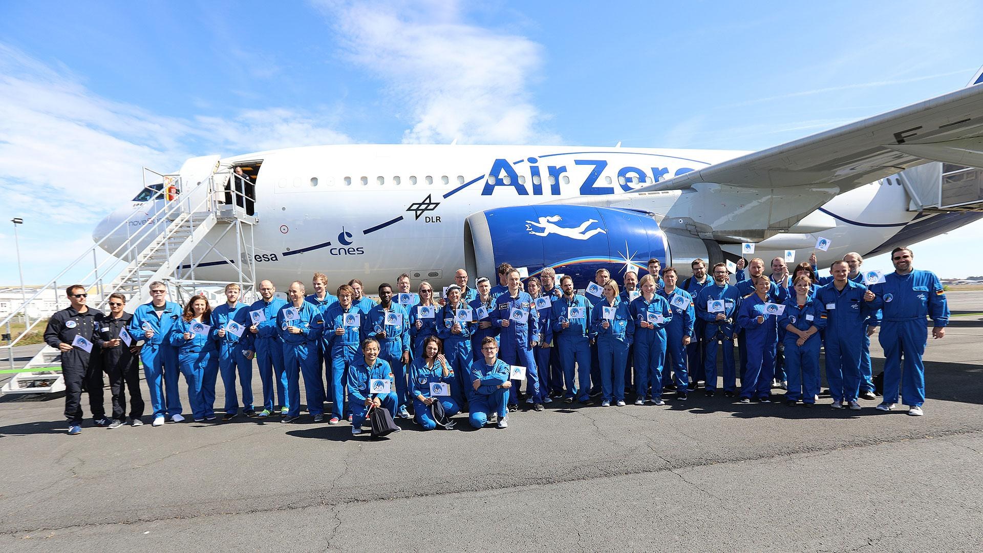 DLR – Teams that participated in 34th DLR parabolic flight