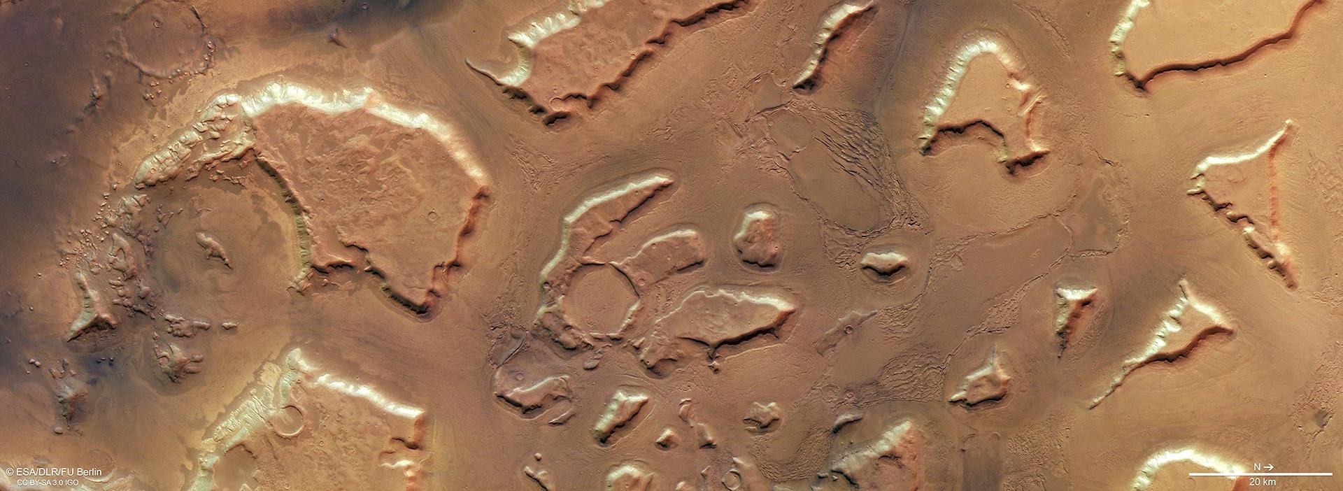 DLR — View of the northern part Deuteronilus Mensae region