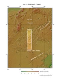DLR — the horst and graben landscape of Ascuris Planum