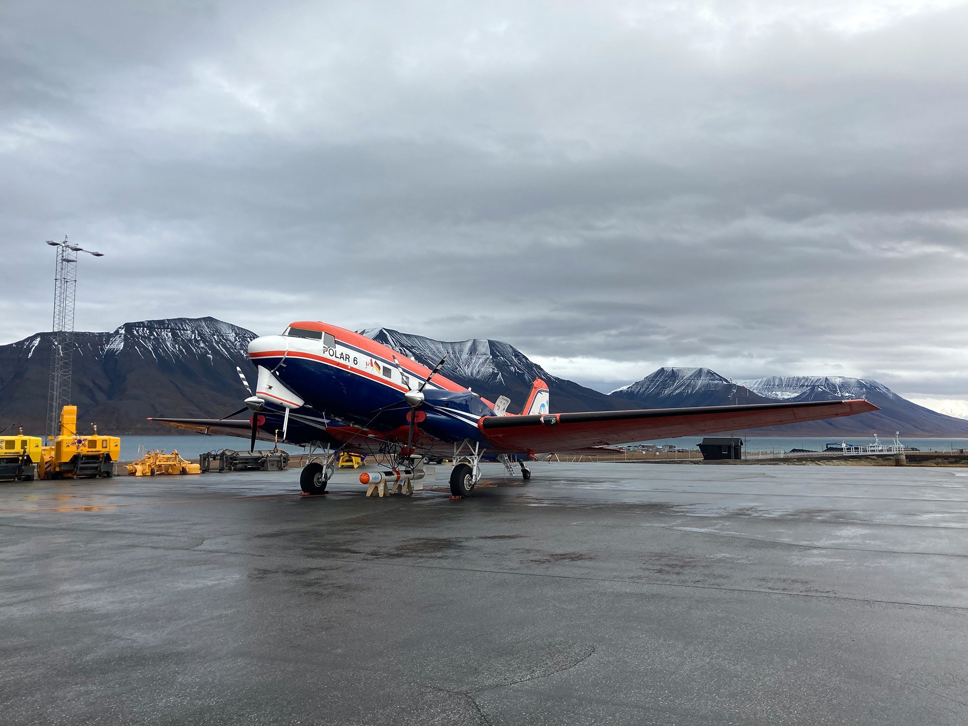 DLR – Research aircraft Polar 6 at Longyearbyen Airport