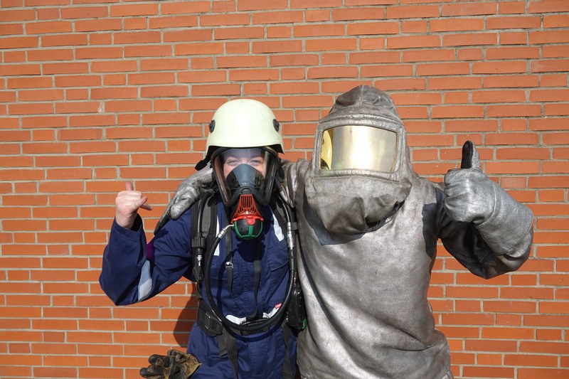 DLR – Training in fire extinguishing as preparation