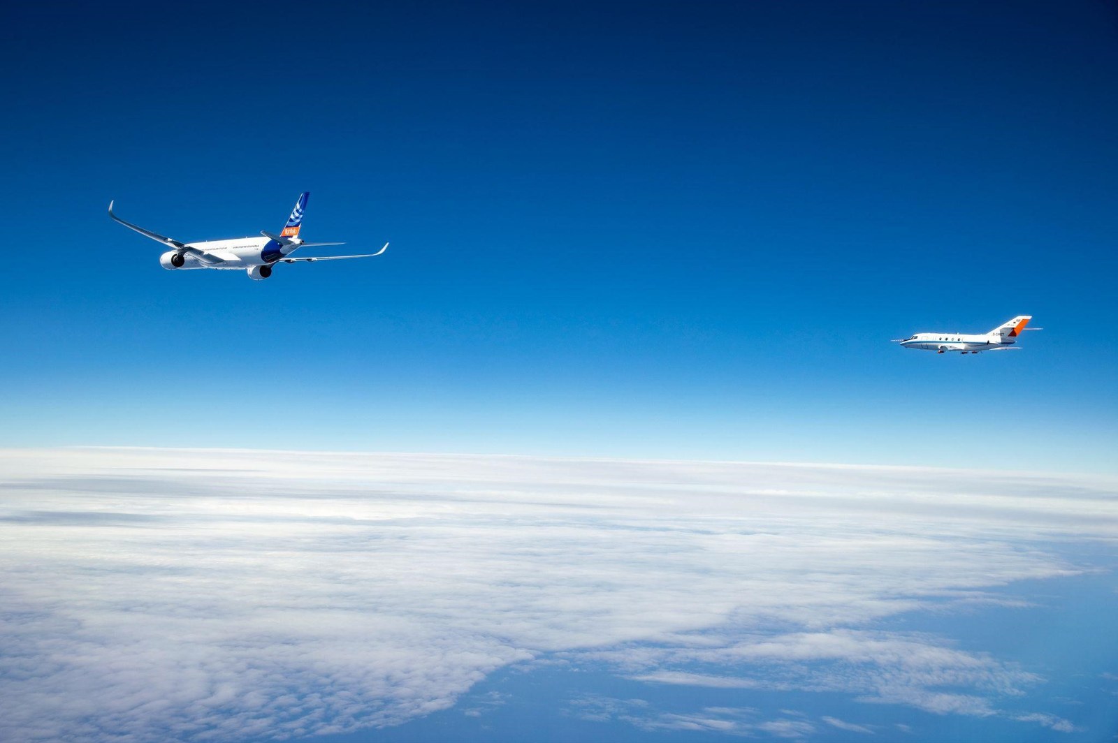 DLR – Cooperation during the test flight