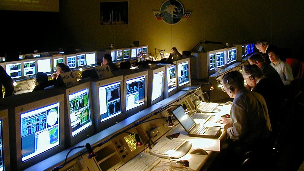 DLR – GRACE control room at DLR in Oberpfaffenhofen