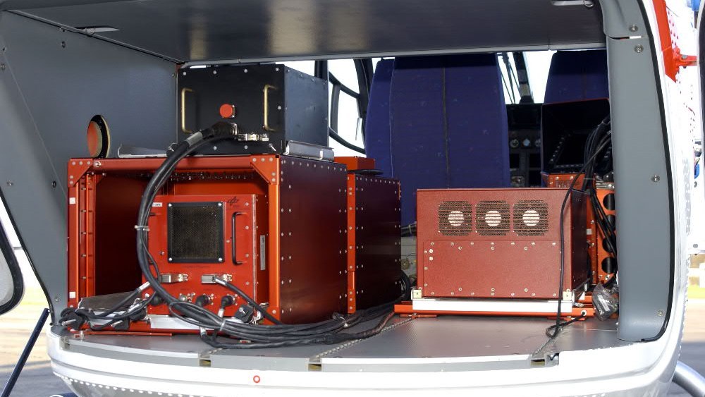 DLR - Modular experimental system inside the DLR FHS