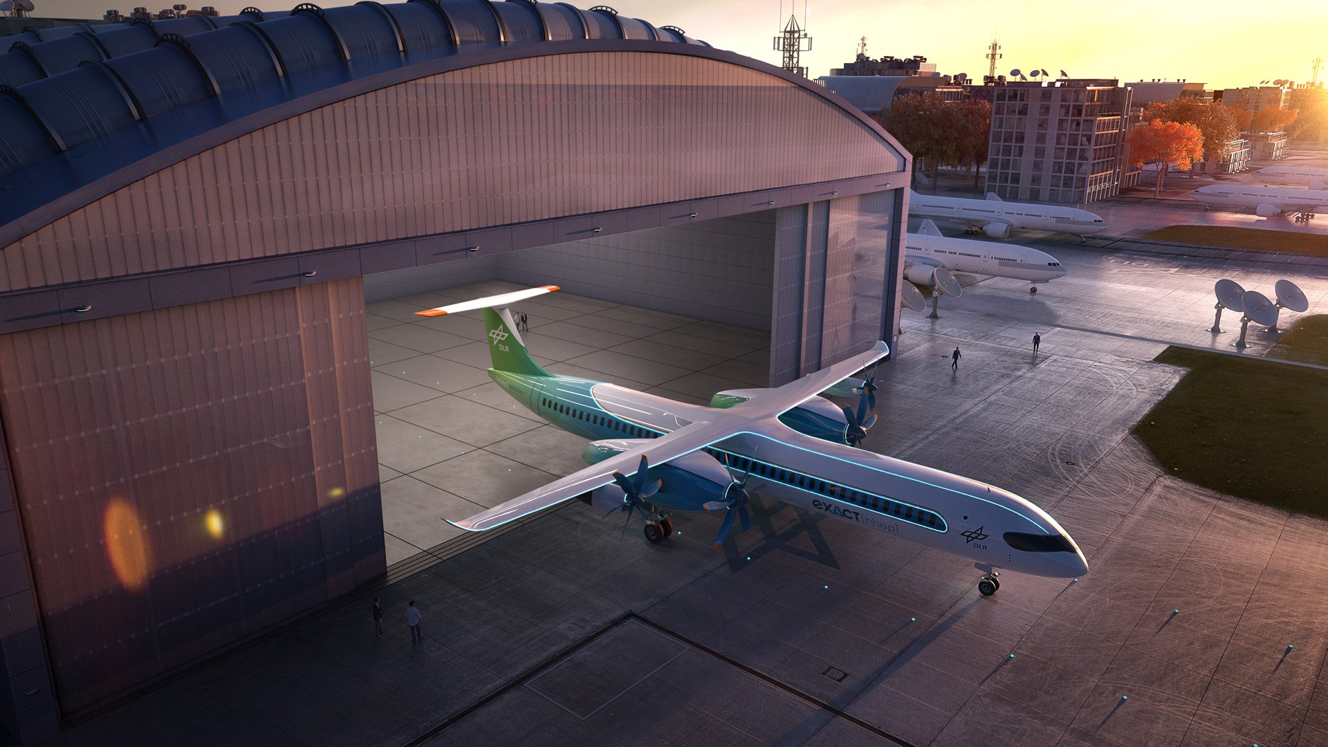 DLR – DLR design for a hydrogen-powered aircraft