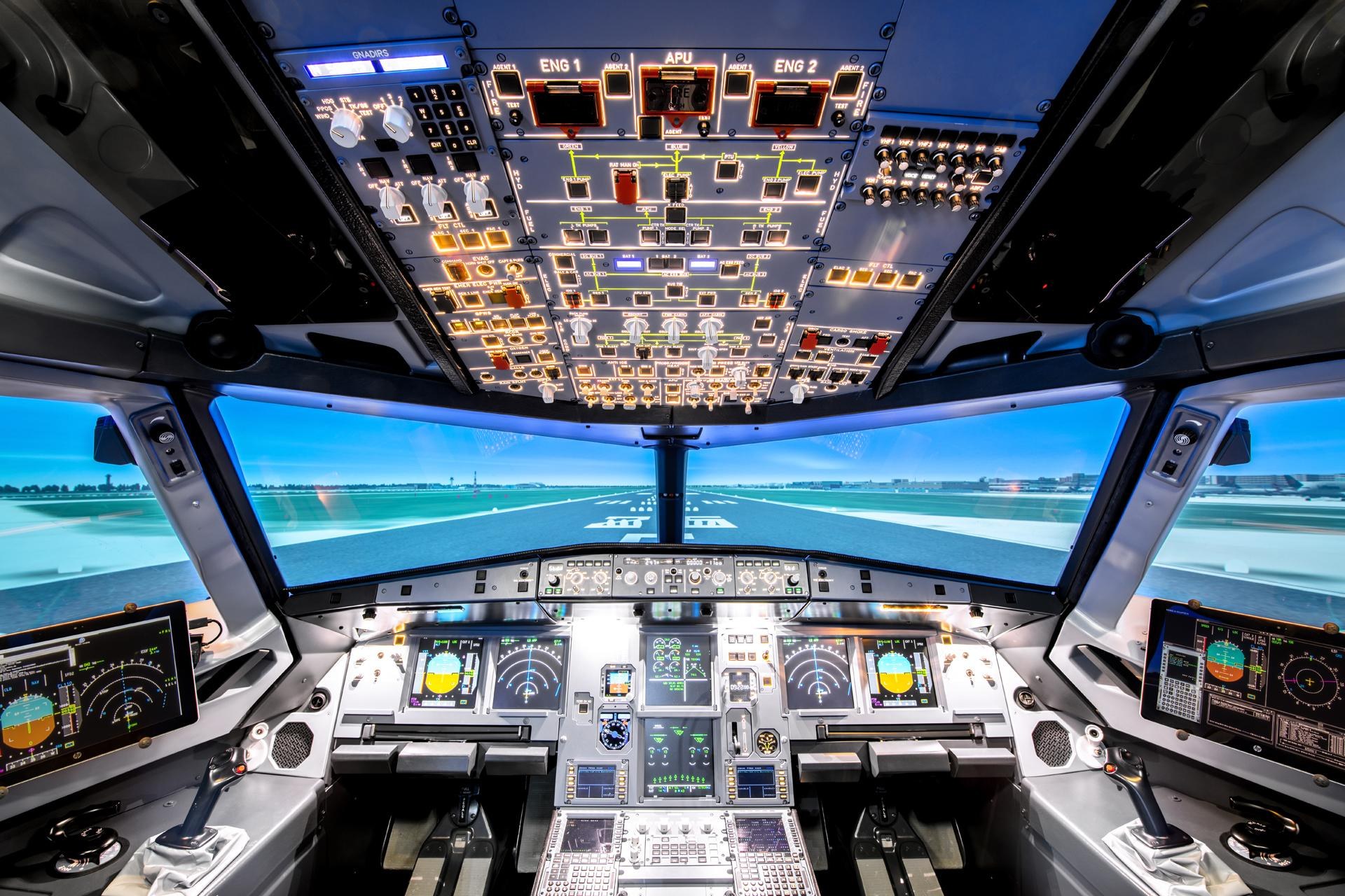 DLR – AVES Aircraft simulator flight deck