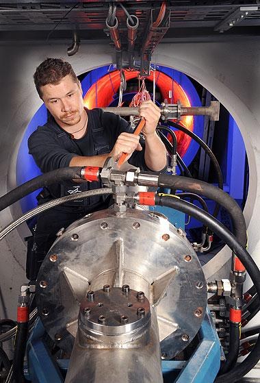 Final preparations prior to commissioning of the high-pressure ...