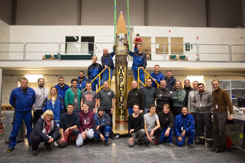 Ride into microgravity with a 'spy' amongst numerous experiments