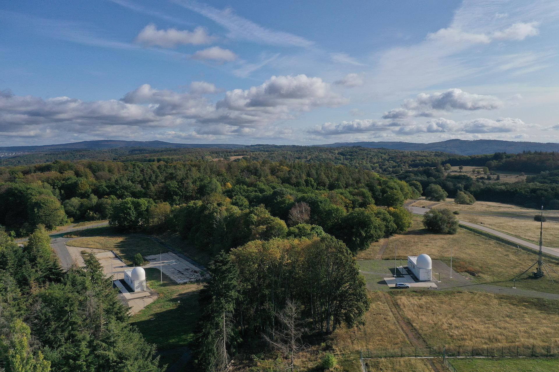 Aerial view of GESTRA at the Schmidtenhöhe training area near Koblenz