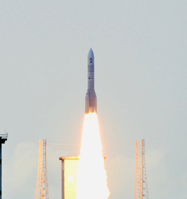 Inaugural launch of Europe's new Ariane 6 launcher on 9 July 2024