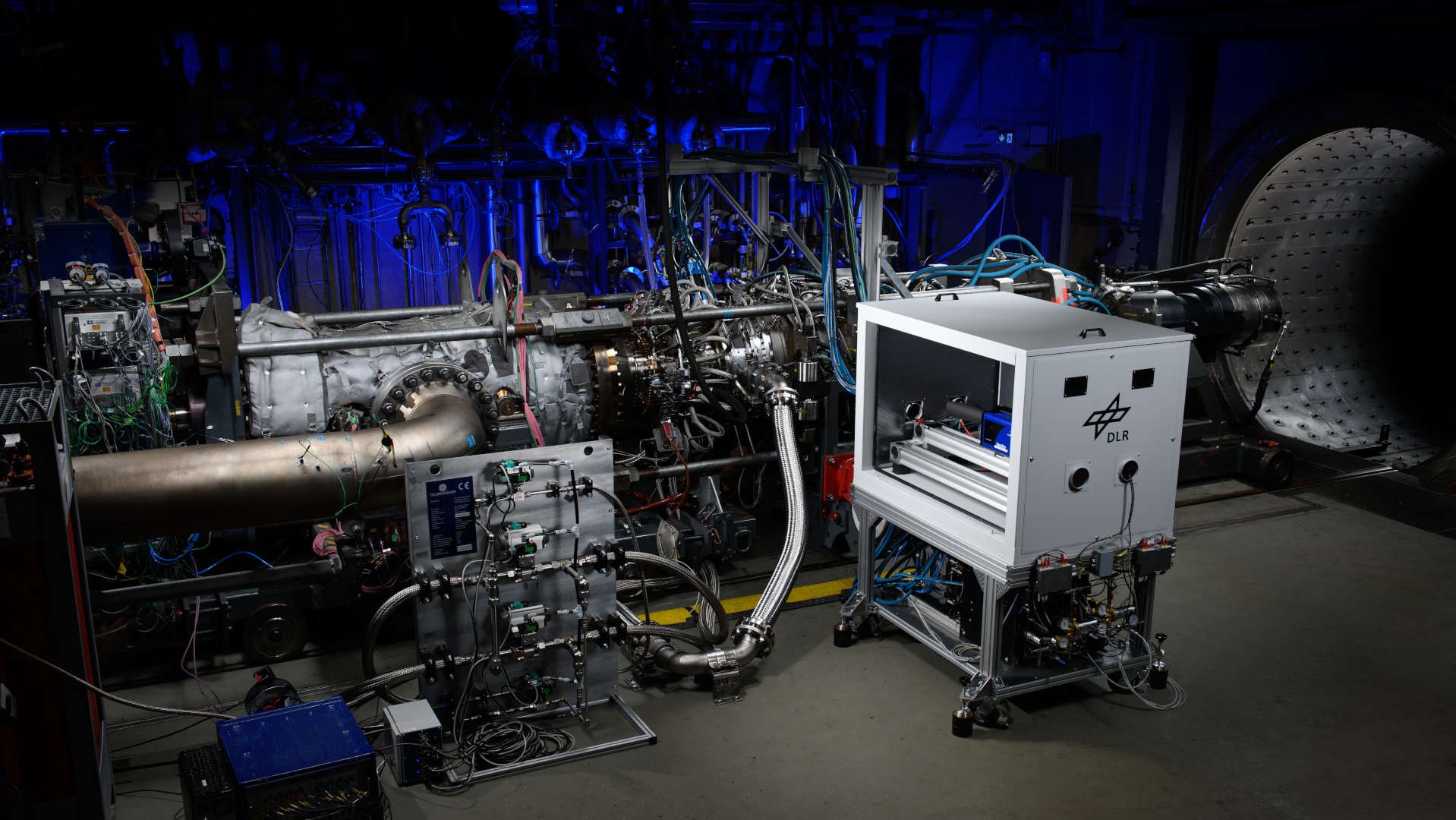 Complete test set-up in HBK 5