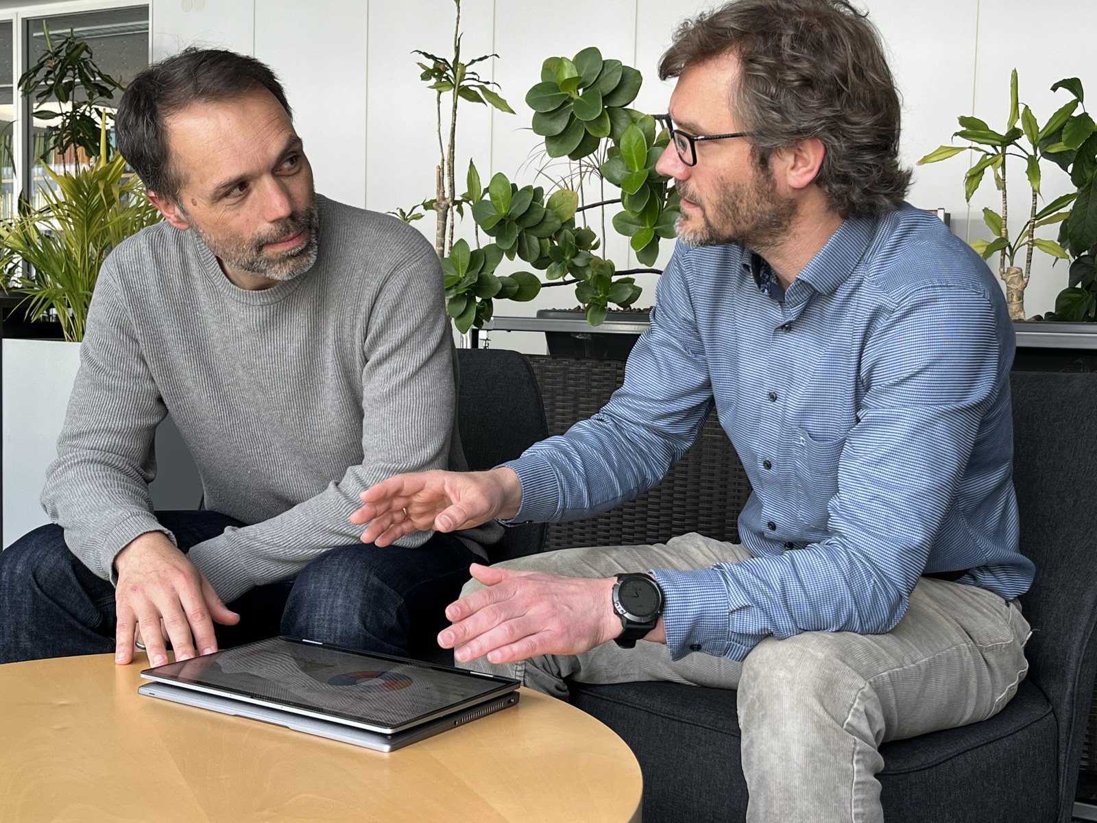 Patrick Le Clerq and Uwe Bauder