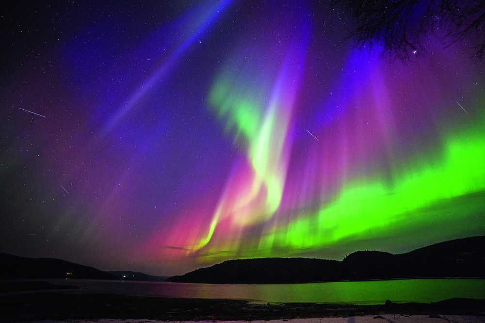 Frolicking fire foxes light up the heavens!