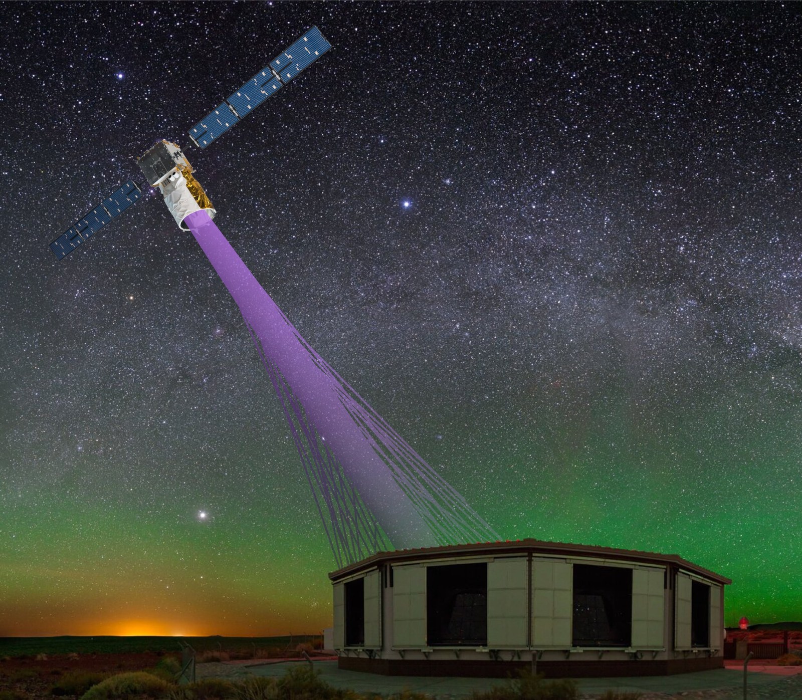 Space-based laser measured from Earth – an unusual collaboration leads ...