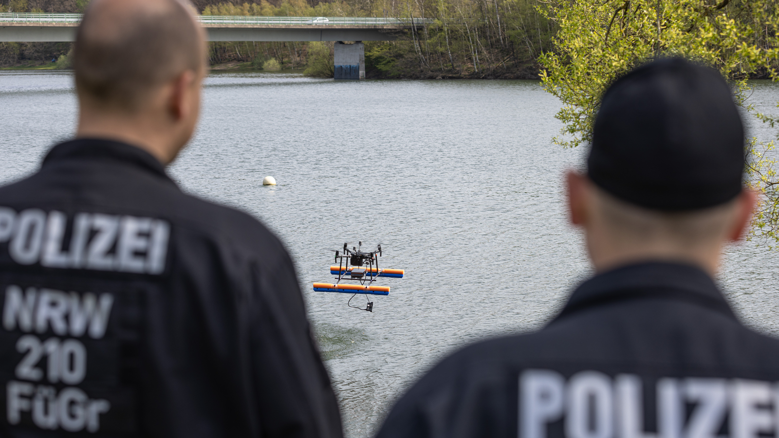 Police officers during a joint exercise with the Institute for the ...