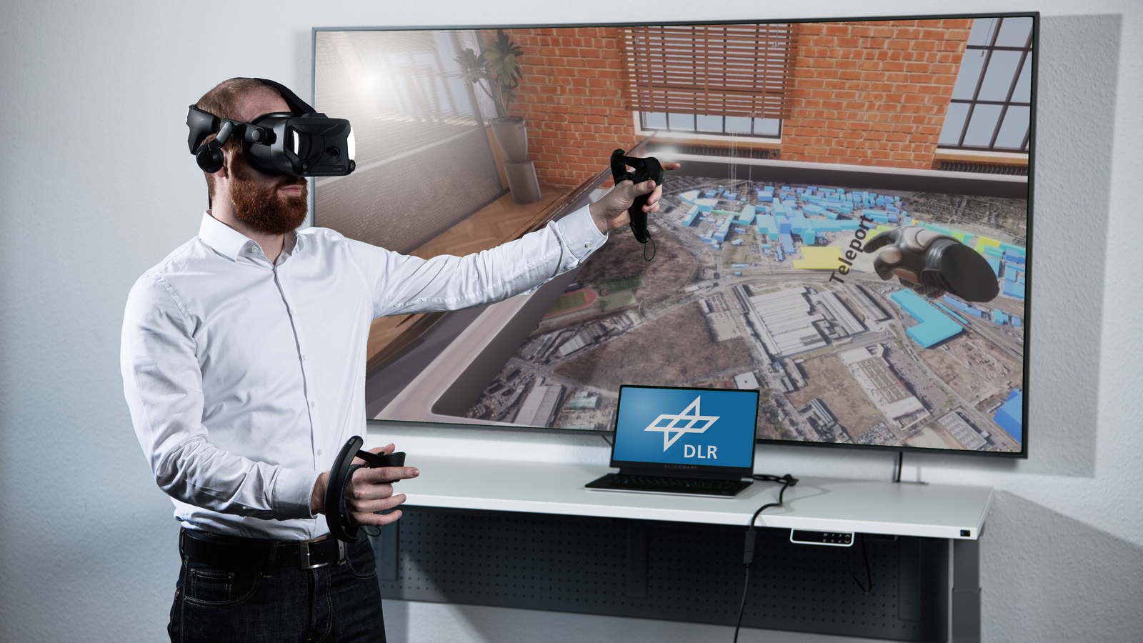 Using VR glasses at the situation table