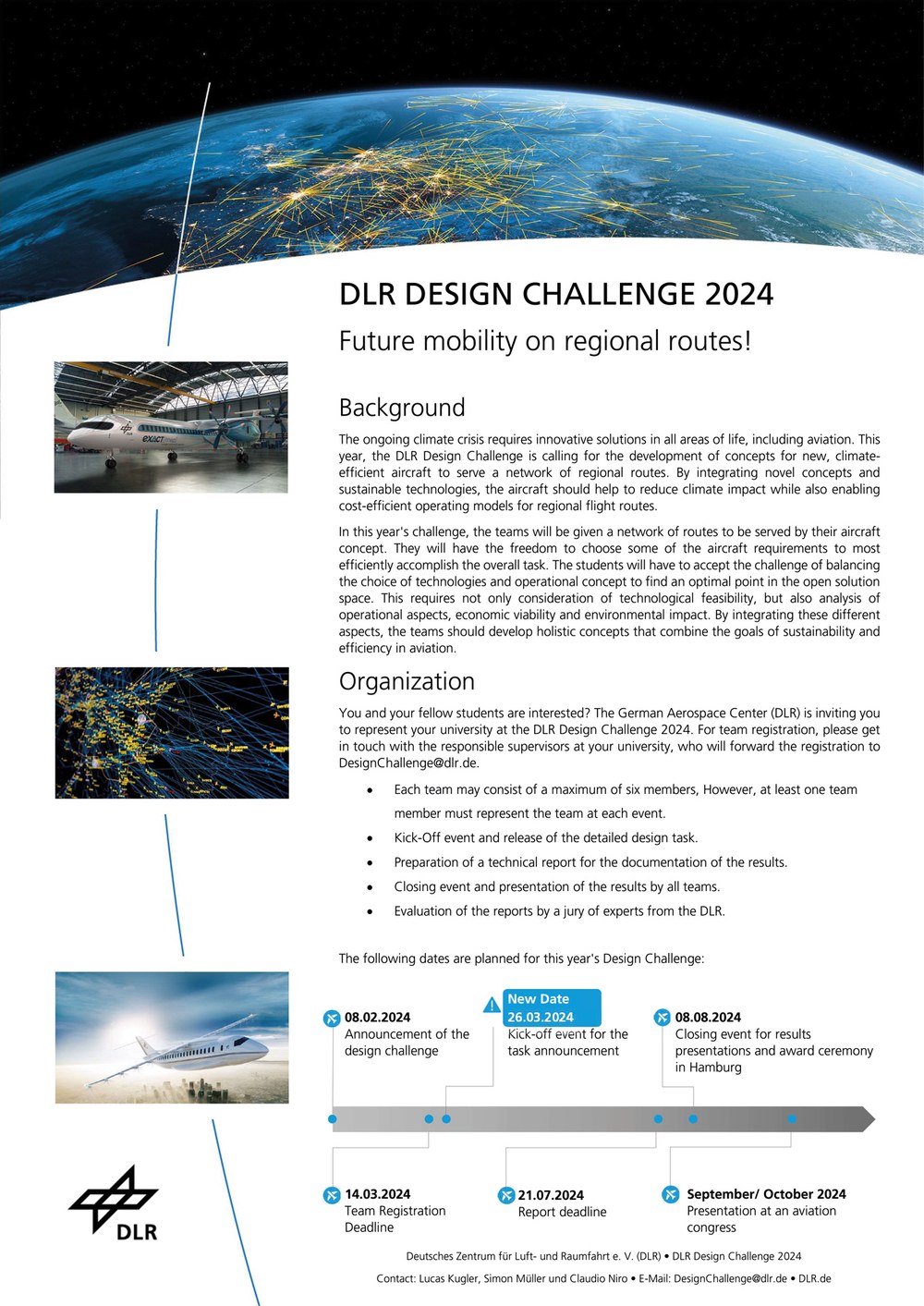 Flyer: DLR Design Challenge 2024