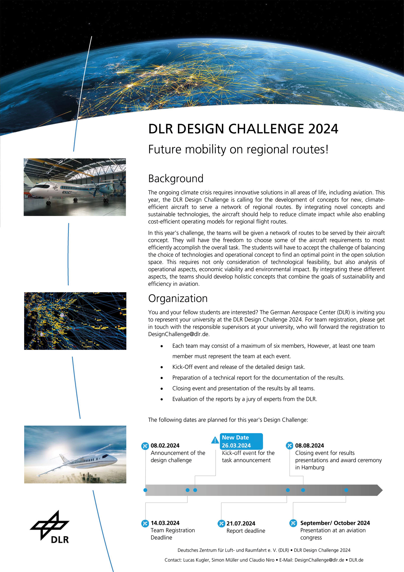 Flyer: DLR Design Challenge 2024