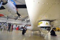 The laser terminal for tap-proof communication with quantum cryptography