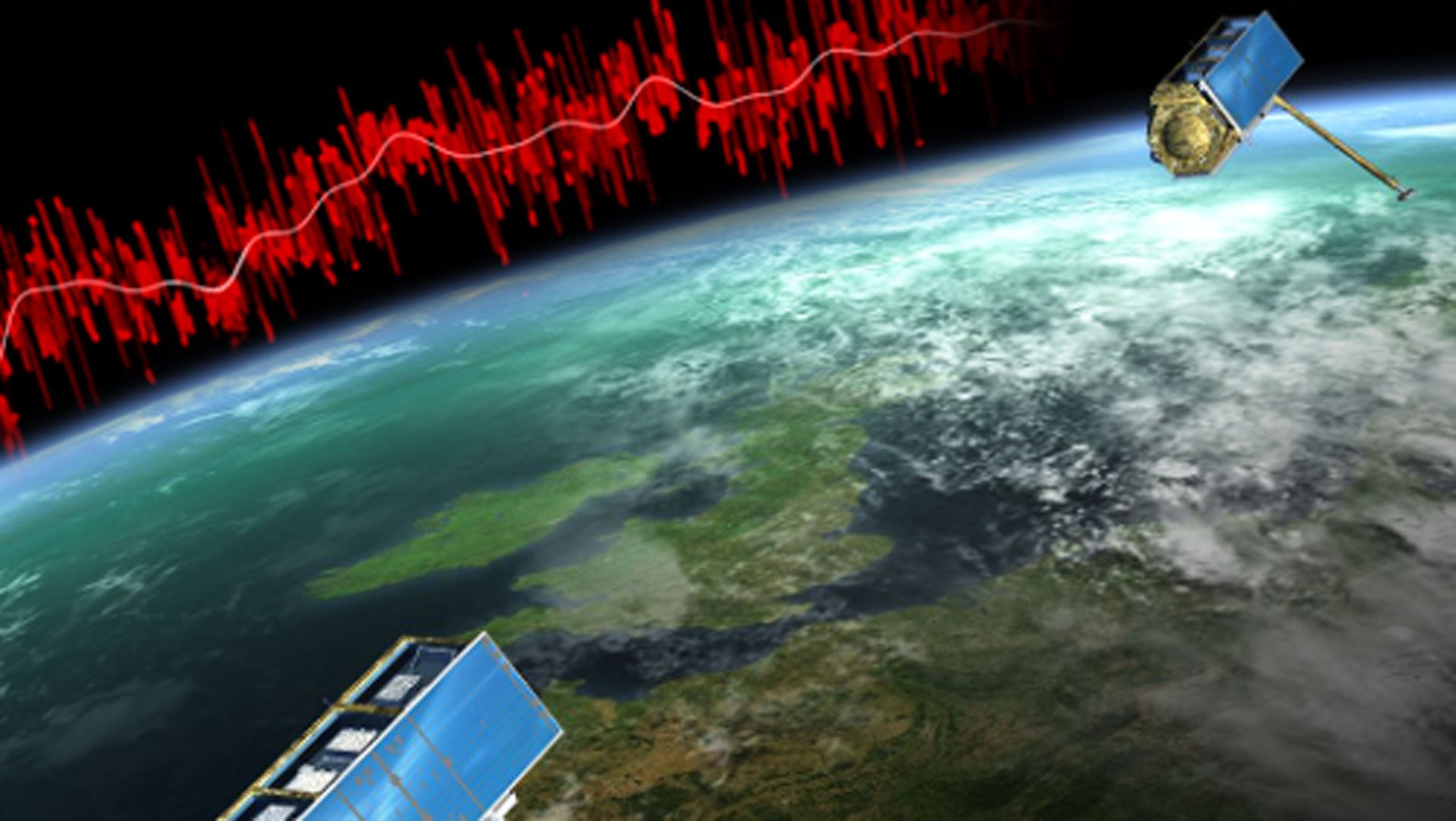 TerraSAR-X and TanDEM-X satellites transmit telemetry data