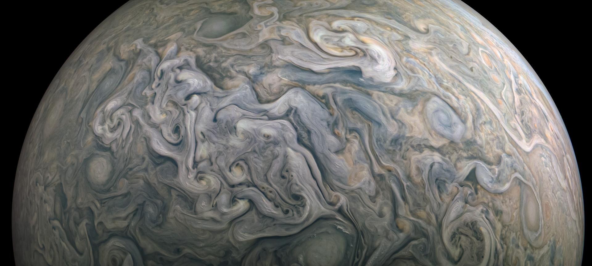 DLR – Swirling textures in Jupiter's atmosphere