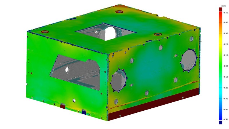 The chassis and connecting structure of the IDEFIX rover