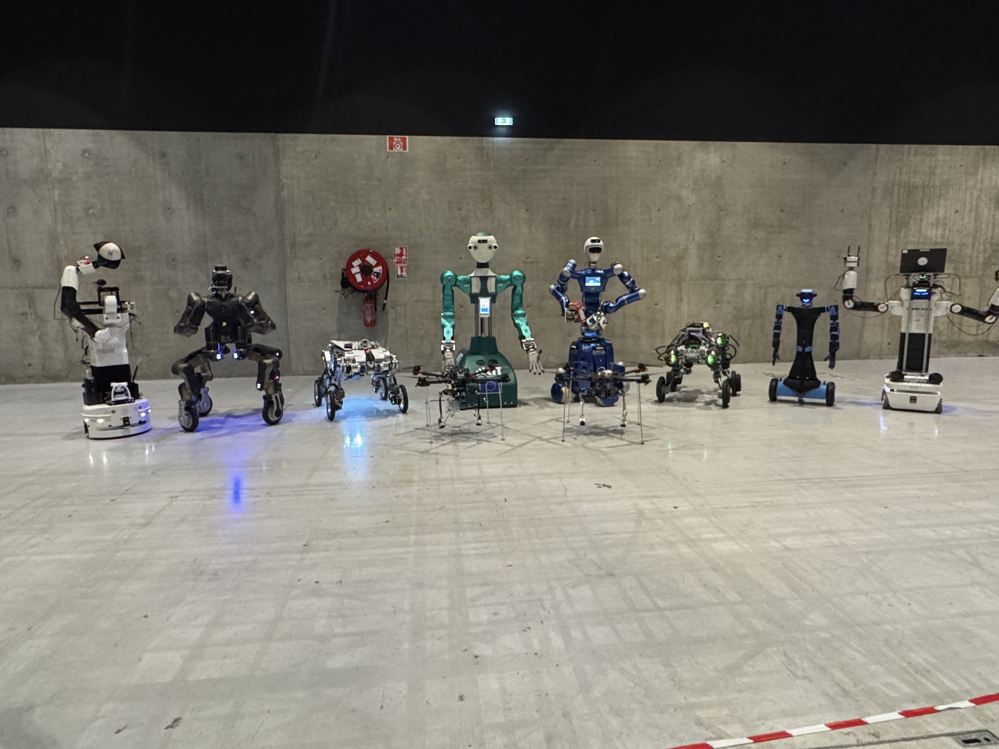 Moving forward together - Europe's top robots