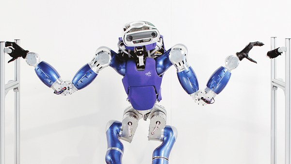 Dynamic Control of Legged Humanoid Robots