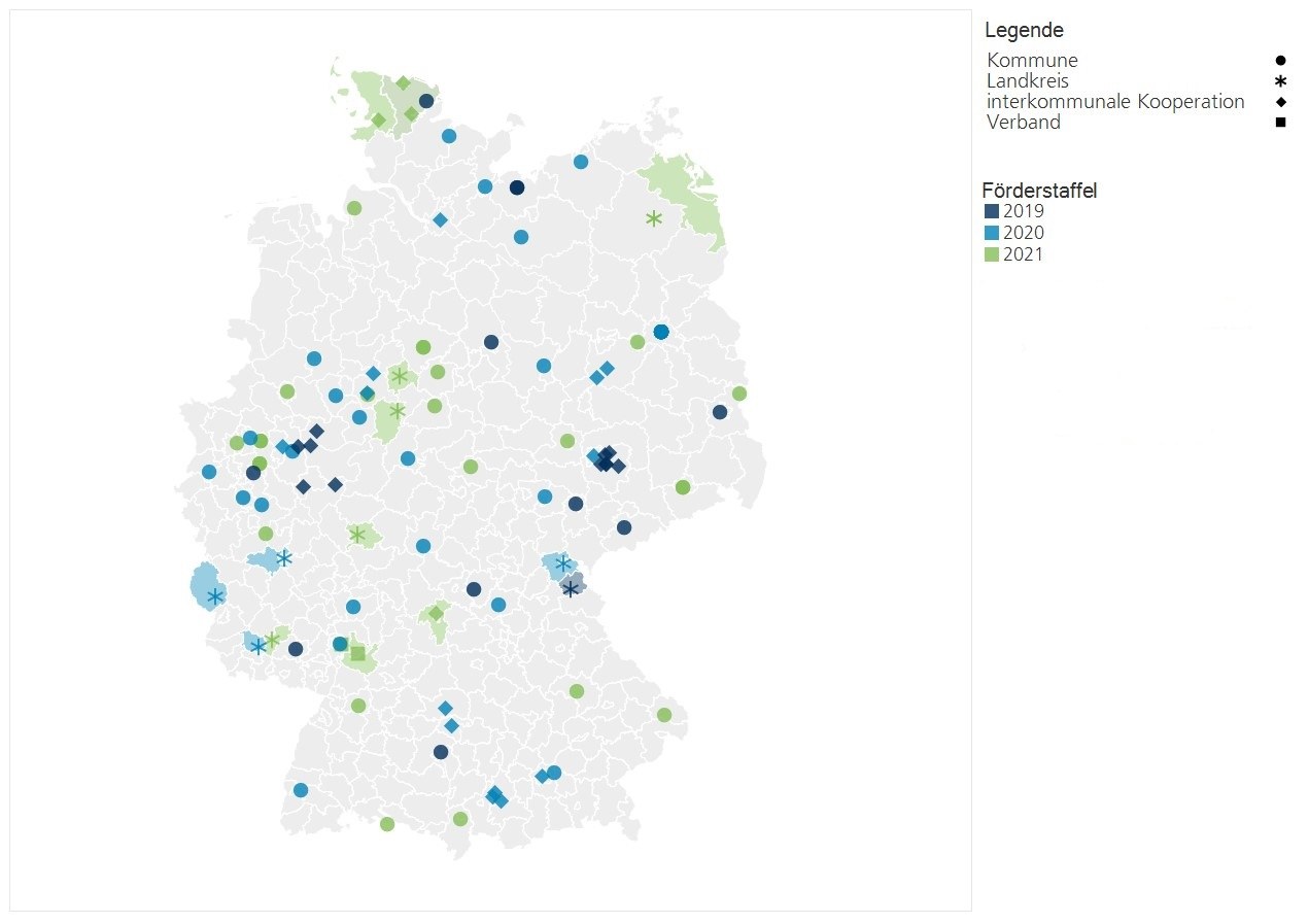 Model projects Smart Cities Map