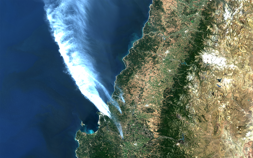 Copernicus Sentinel-3 image from January 18, 2026