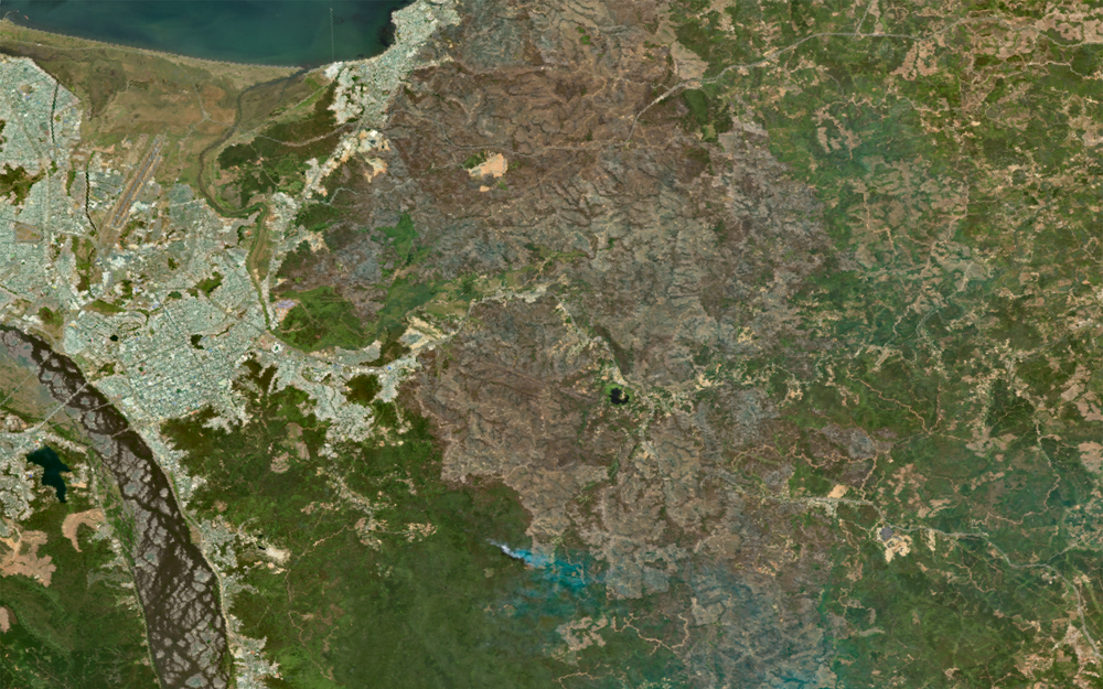 DLR Supports Wildfire Monitoring in Chile